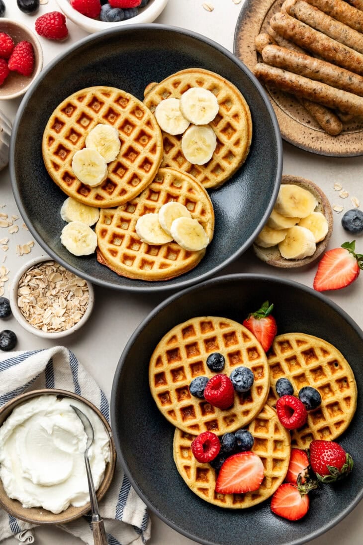 Protein Waffles (Easy + Delicious)