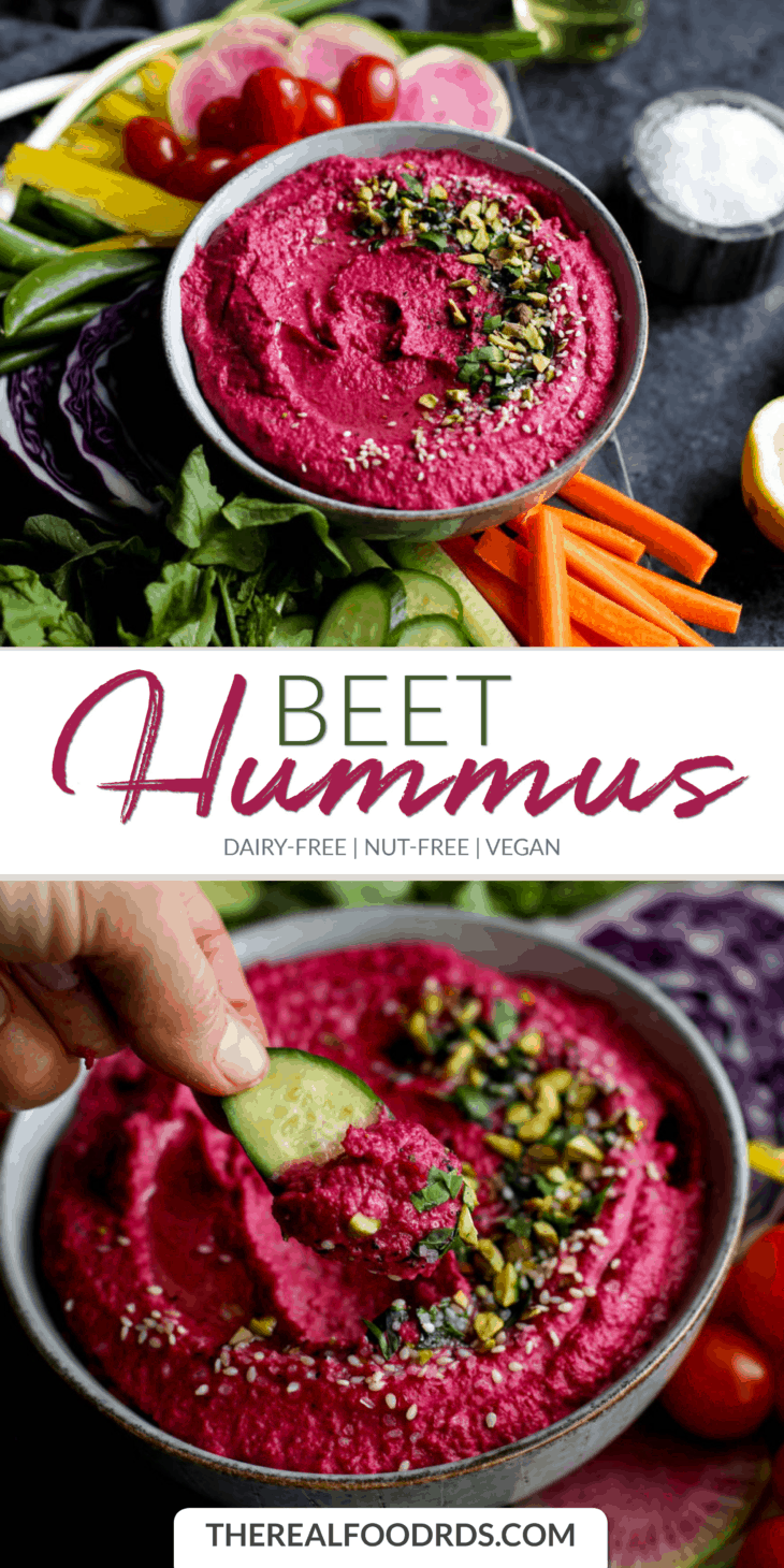 Beet Hummus - The Real Food Dietitians
