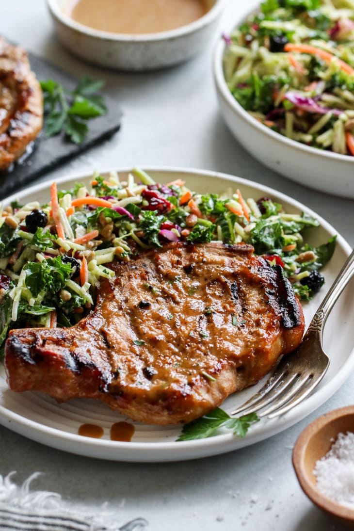 Grilled Pork Chop Marinade - The Real Food Dietitians