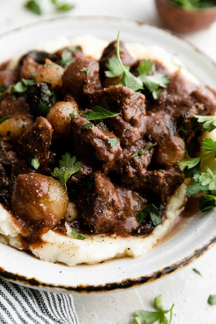 Crockpot Beef Tips with Gravy Recipe - The Real Food Dietitians