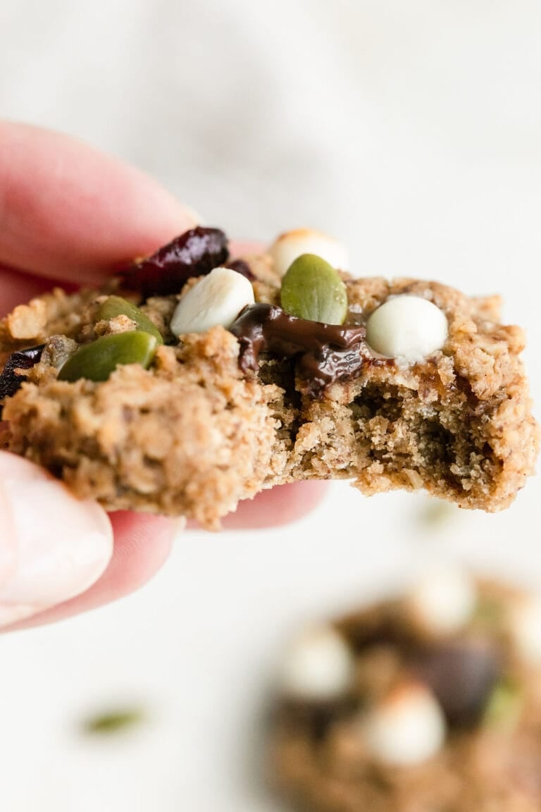 Trail Mix Breakfast Cookies (Great for Make Ahead) - The Real Food ...