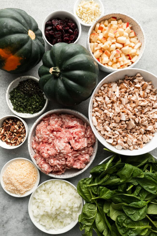 Sausage Stuffed Acorn Squash (Perfect for Fall!) - The Real Food Dietitians