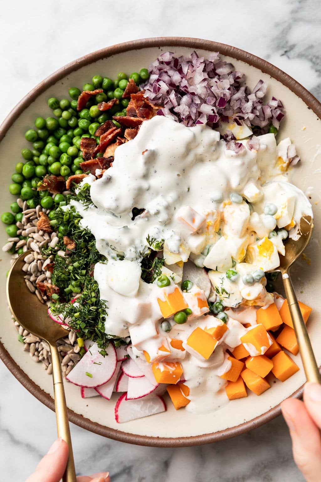 Traditional Creamy Pea Salad Recipe (Higher Than You Bear in mind ...
