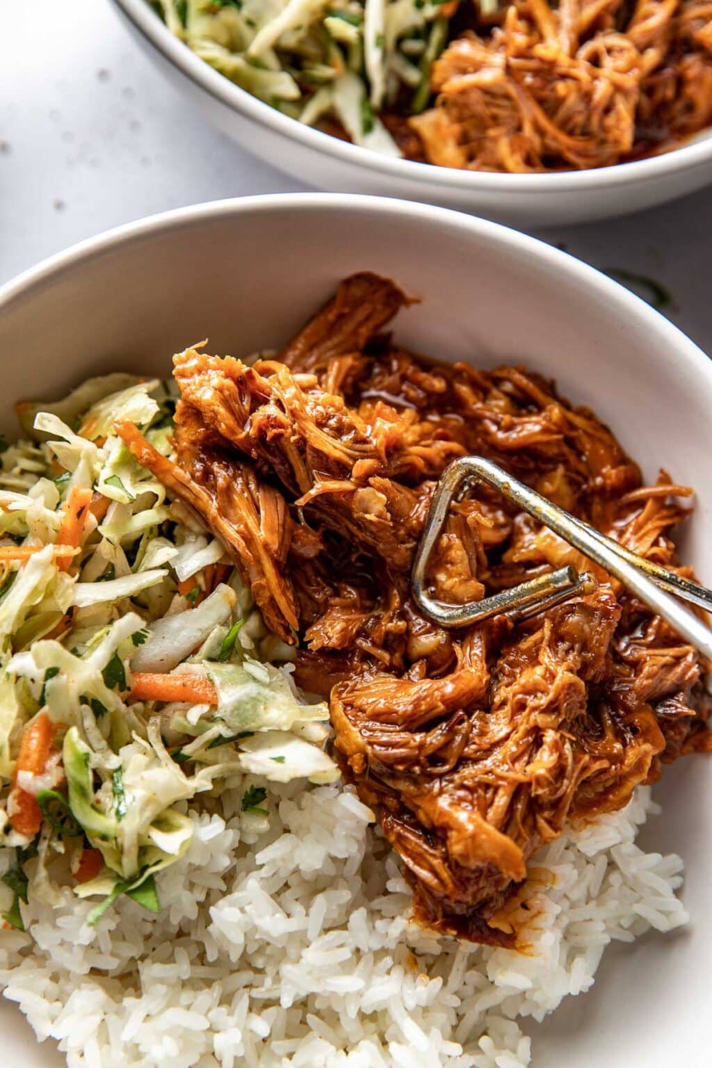 Crockpot Pulled Pork Bowls - The Real Food Dietitians