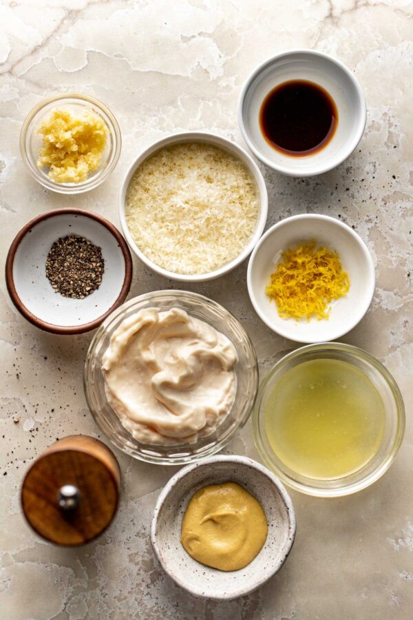 Easy Caesar Dressing Recipe (Just 6 Ingredients, No Anchovies)
