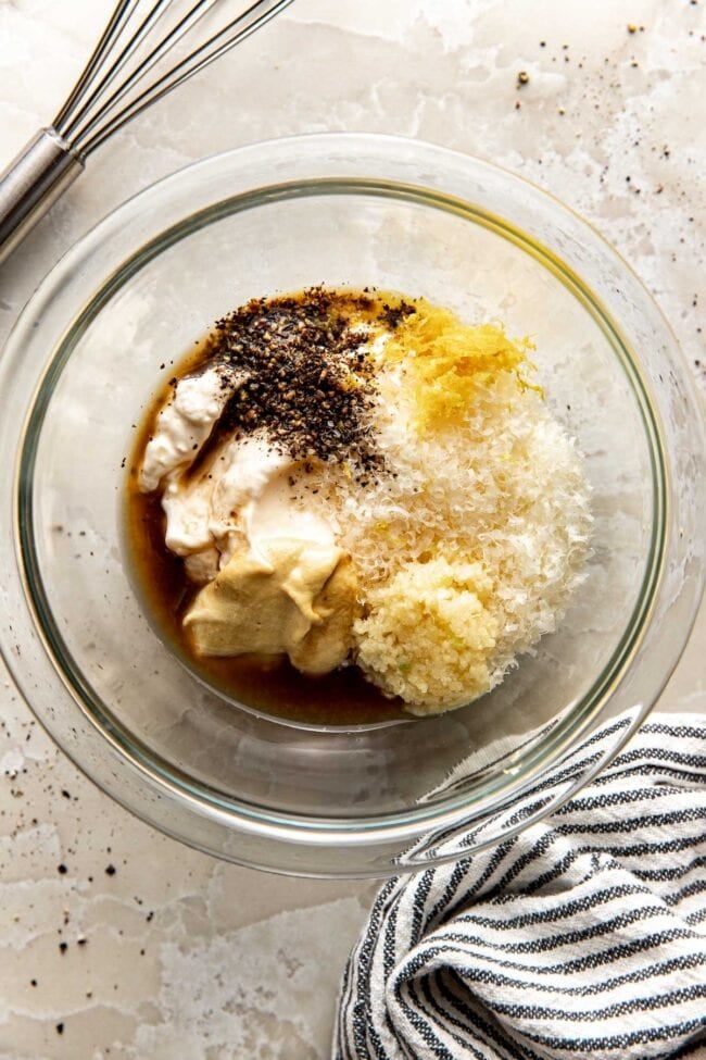 Easy Caesar Dressing Recipe (Just 6 Ingredients, No Anchovies)