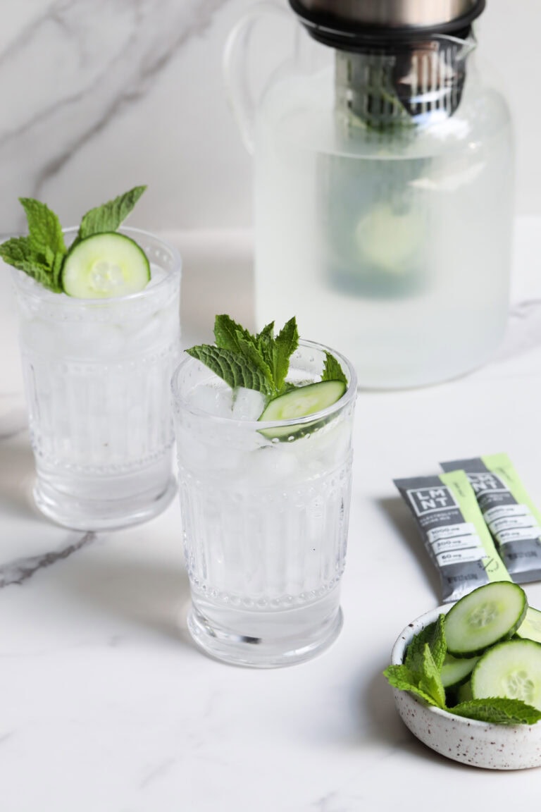 How To Make Hydrating Cucumber Water