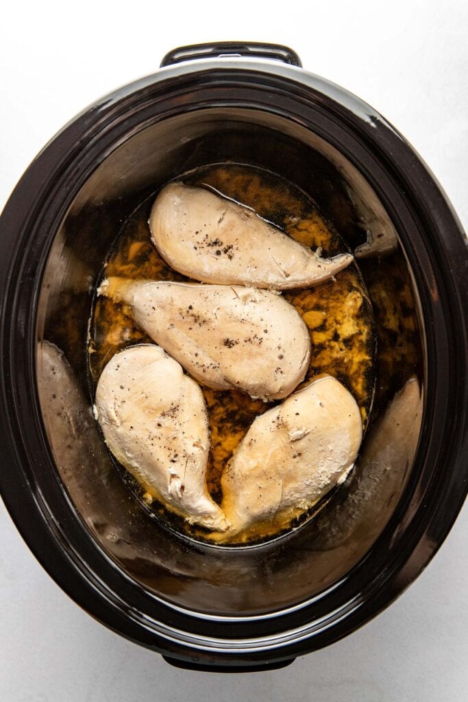 Easy Slow Cooker Shredded Chicken