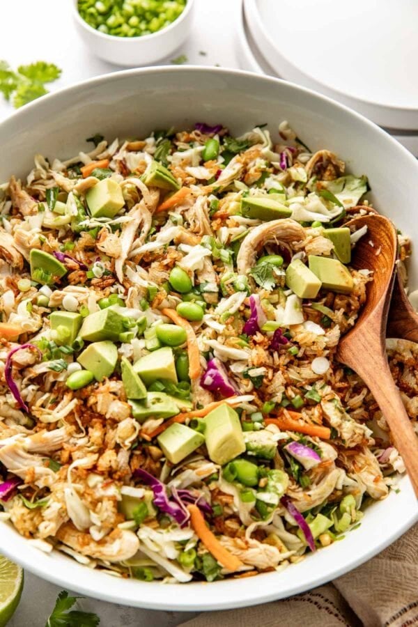 Crispy Rice Salad With Chicken