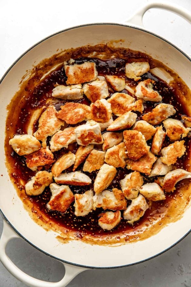Easy Sesame Chicken (No Fry Method)